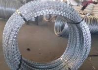 China 600mm HDG BTO-16 5 Clamps 100 Loops Anti Climbing Border Using Container Razor Wire for sale