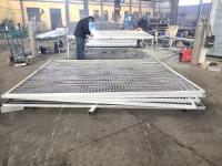 China Australia Standard Galvanized Temporary Mesh Fence Movable With PVC Feet for sale