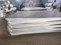 China Australia Standard Galvanized Temporary Mesh Fence Movable With PVC Feet for sale