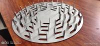 China 50mm Width Anti Split Plate with 1-1.2mm Thickness and 13.5mm Spikes for Timber Reinforcement for sale