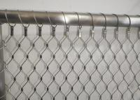 China 316L Stainless Steel 7x7 Cable Netting Rope Mesh - 1.0mm to 3.0mm Diameter, 20mm to 200mm Openings for sale