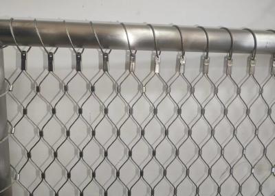 China 316L Stainless Steel 7x7 Cable Netting Rope Mesh - 1.0mm to 3.0mm Diameter, 20mm to 200mm Openings for sale
