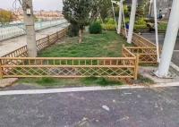 China Safety Powder Coat Bamboo Imitation Garden Villa Fence Wrought Iron Decorative Fence for sale