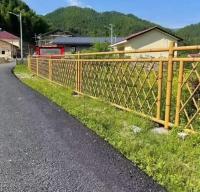 China Imitation Bamboo Farm Fence Guardrail For Aesthetic Outdoor Spaces for sale