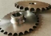 China DIN Sprocket 24B 28B 32B Chain Wheel With 10mm Tooth And C45 Material for sale