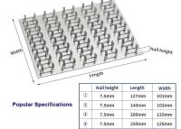 China Galvanized Truss Connector Plates 1mm-1.2mm Thickness with 13.5mm Spikes for 4
