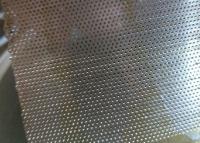 China 0.8mm Hole 80mm Width Stainless Steel Perforated Sheet Round Hole for sale