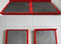 China Plain Weave Hexagonal Hole Shape 610*610 PU Polyurethane 80-95 Shore A Wedge Wire Mesh for sale