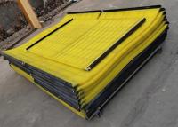 China Yellow PU Mesh Polyurethane Screen Panels With Hook For Mine Vibrating for sale