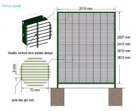 China Heavy Duty Cheap Plastic Metal Garden Prison Railway Station High Security 358 Anti Climb Wire Mesh Fence For Sale for sale