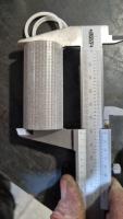 China 200 Micron Sintered Metal Filter Cartridge with 32mm Diameter and 60mm Length for Industrial Filtration for sale