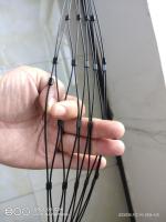 China Hand-Made 316L and 304 Stainless Steel Rope Mesh for Rust Resistant and Customizable Applications for sale