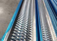 China Hot Dipped Galvanized Grip Strut Perforated Metal Grating 0.8-6.0mm Thickness with Diamond Safety Pattern for sale