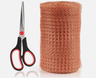 China 5 Inch x 20Ft 100% Pure Copper Mesh Roll Rodent Control Copper Wool for Slugs for sale