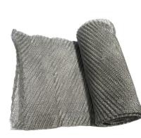 China Customized 100% Copper/Stainless Steel Wire Knitted 0.1MMx0.3MM Knitted Wire Mesh for sale