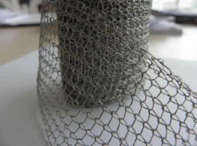 China Single, Double, Flat, Compressed & Multi-Layer Titanium Knitted Weaving Wire Mesh for sale