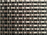 China Antique Brass Flat Decorative Rigid Metal Mesh for sale