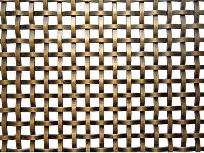 China Antique Brass Flat Decorative Wire Grilles for sale