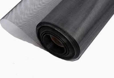 China Black Coated Stainless Steel Security Mesh Screen Door Window Screens Mosquito Net for sale