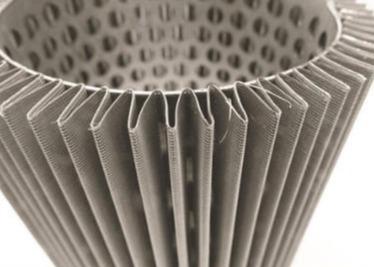 China Pleated Polymer Candle Filter Wire Mesh For Filtration for sale