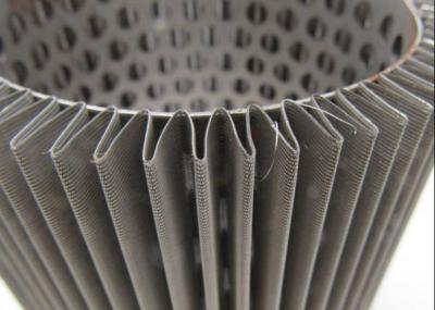 China Stainless Steel Pleated Filter Wire Mesh Strainer element for sale