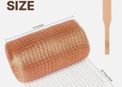 China Copper Mesh 5inch x 32 feet Rust proof Copper Mesh Roll for Preventing Rodent for sale