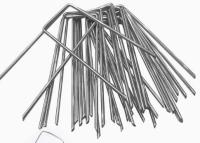 China Hot Dipped Galvanized U Type Garden Grass Lawn Turf Staple Lawn Nail 9 Gauge Wire Diameter for sale