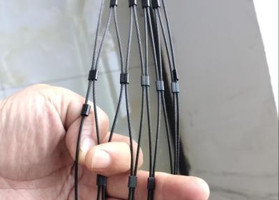 China SS Rope Mesh Black Oxide Wire Dia 1.2 Mm ( 7x 7) for sale