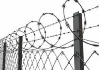 China Concertina Barbed Wire with Galvanized Zinc Coated Chain Link Fence for High Security for sale