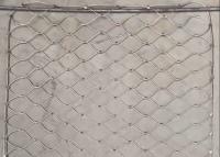 China Ss316l 1-6mm 20x20mm Stainless Steel Knotted Rope Mesh With Open Ferrules for sale
