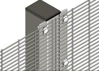 China Steel 358 Anti-Climb Wire Mesh Fencing 75mm x 12.5mm High Security Barrier System for sale