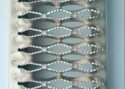 China Crocodile mouth hole anti-skidwalkway/aluminum tread plate for sale