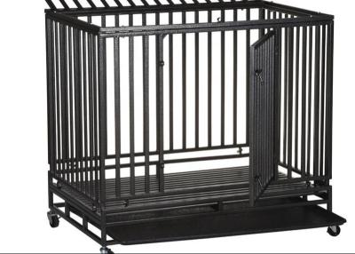 China Metal Folding Foldable Pet Dog House With Removable Tray for sale