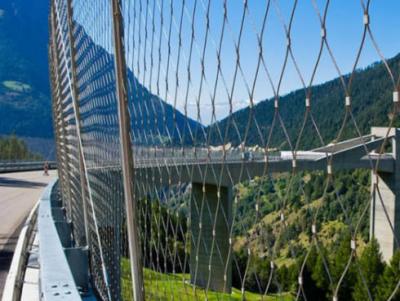 China Flexible 7*7 304 Stainless Steel Wire Rope Zoo Safety Mesh Steel Cable Mesh for sale