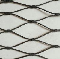 China Flexible 7*7 304 Stainless Steel Wire Rope Zoo Safety Mesh Steel Cable Mesh for sale
