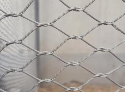 China Flexible Stainless Steel Cable Mesh 304 316 Metal Wire Rope Mesh for Stair Railing for sale