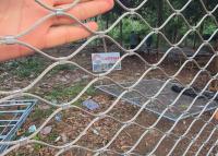 China Stainless Steel 304/316 7*7 Zoo Wire Mesh Fence Green Wall Mesh Safety Net Stainless Steel Rope Mesh for sale