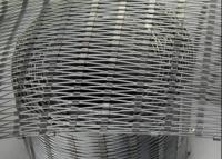 China 2.0mm 50*50mm Flexible SUS304 SUS316 Stainless Steel Wire Rope Mesh Anti-Rusting Protective Non-Rusting for sale