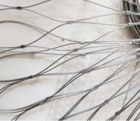 China 2.0mm 50*50mm Flexible SUS304 SUS316 Stainless Steel Wire Rope Mesh Anti-Rusting Protective Non-Rusting for sale