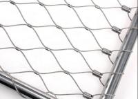 China 304 316 High Strength Stainless Steel Hand-Woven Ferruled Cable Wire Rope Mesh for Garden Fence for sale