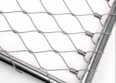 China Flexible Stainless Steel Cable Mesh 304 316 Metal Wire Rope Mesh for sale