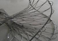 China Protecting Cable Netting Woven Stainless Steel Wire Rope Mesh for sale