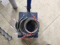 China Flexible 304/316 Hand Woven Stainless Steel Knotted Wire Rope Cable Mesh for sale