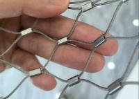 China Hot Sale Flexible Stainless Steel Rope Mesh Wire Rope Mesh for sale