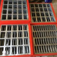 China High Performance Dewatering Screens Polyurethane Edged Screen Panels for Screening Sand and Minerals for sale