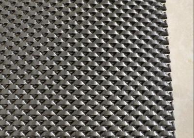 China Heavy Duty DVA Mesh Black Color Aluminum One Way Vision Expanded Metal Mesh Sheet for sale