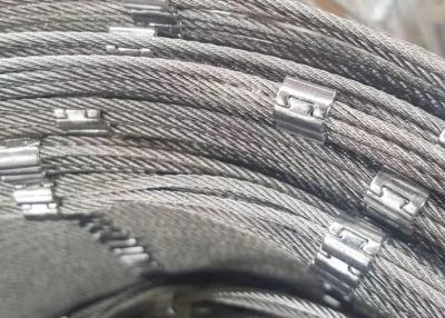 China Stainless Steel Wire Rope Mesh Wire Rope Woven Wire Mesh Fence Mesh for sale
