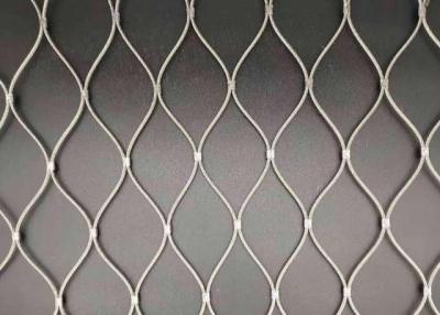 China High Precision AISI 304/308/316 Cable Mesh About SUS Wire Rope Mesh for Construction Protection for sale