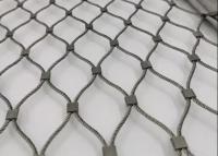 China High Precision AISI 304/308/316 Cable Mesh About SUS Wire Rope Mesh for Construction Protection for sale