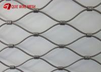 China Flexible 304 316 Stainless Steel Cable Ferrule Woven Wire Rope Mesh for Bridge for sale